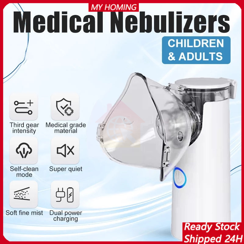 Jual 【Harga Minimum】COD Portable Mesh Nebulizer Alat Uap Asma Inhaler ...