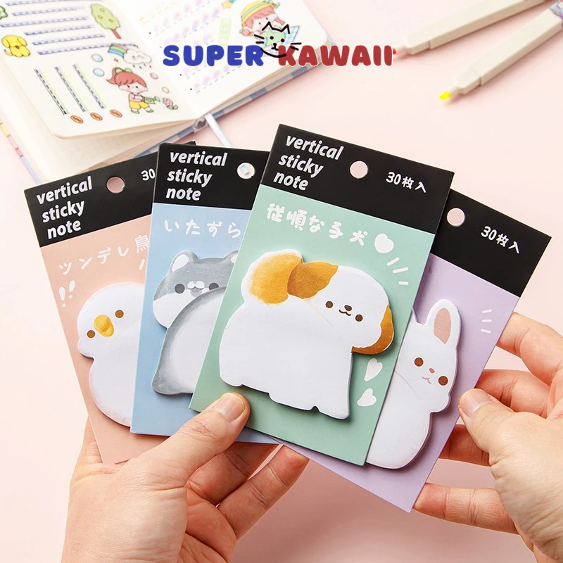 Jual Super Kawaii - [SK94] Sticky Notes motif binatang / catatan bentuk ...