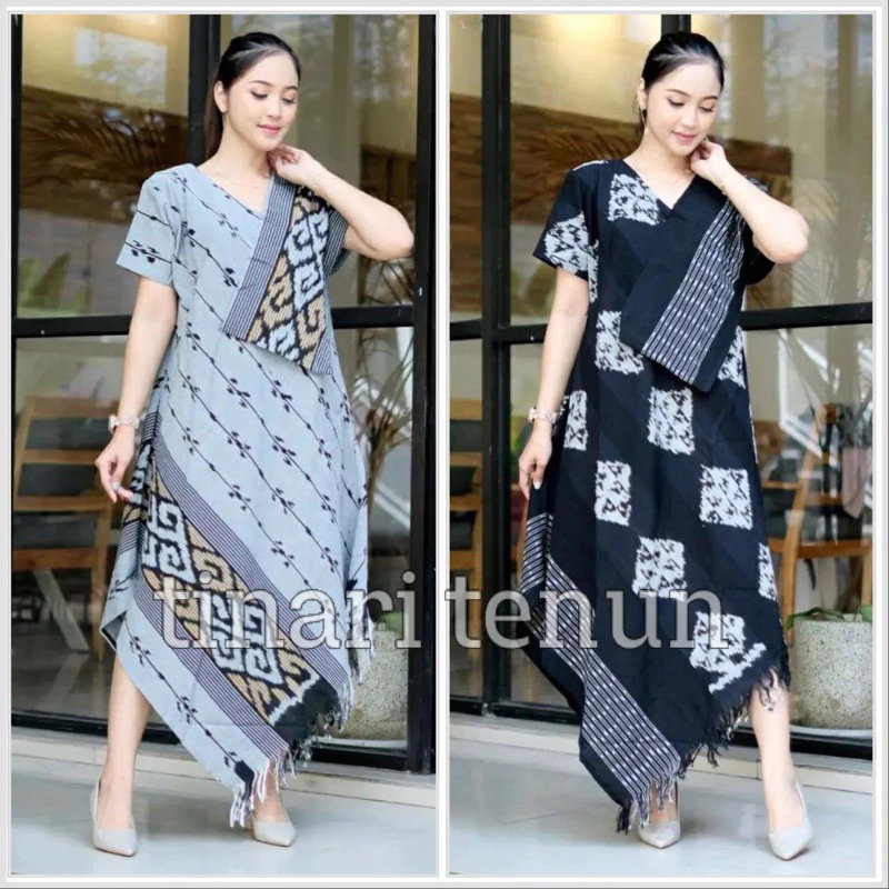 Jual DRESS TENUN PRINCESS TENUN IKAT ORY JEPARA DRESS ETNIK KEISHAN.ID DRESS KONDANGAN DRESS ...