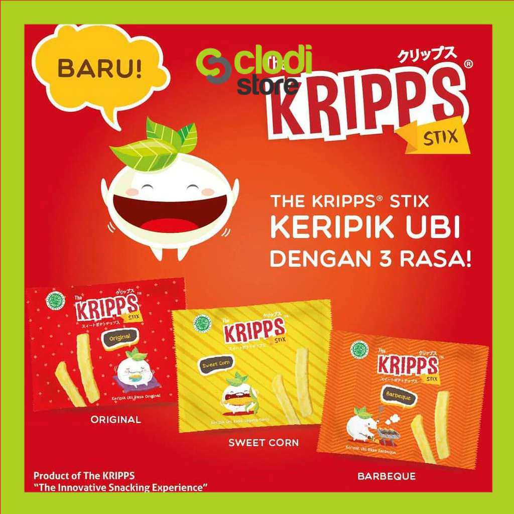 Jual The Kripps Stix Stick Snack Bayi Cemilan Bayi Cemilan Anak Snack ...