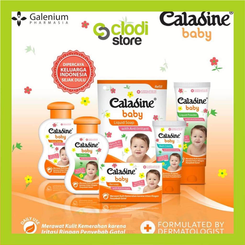 Jual Caladine Baby Bar Soap Cream Gel Mosquito Powder Sabun Krim Anti ...