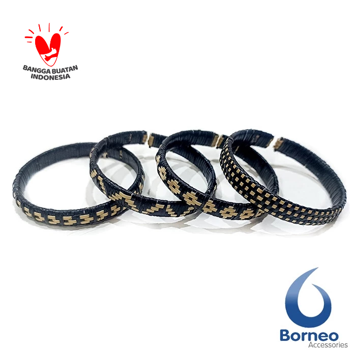 Jual Gelang Anyaman Rotan Tebal Motif Kalimantan | Shopee Indonesia