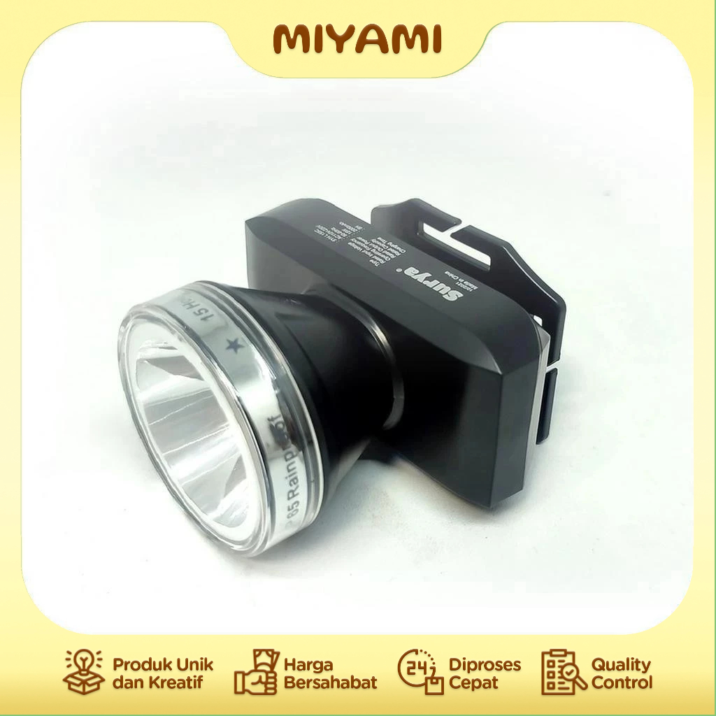 Jual Senter Kepala LED 15W SURYA SYH L155C - MI | Shopee Indonesia