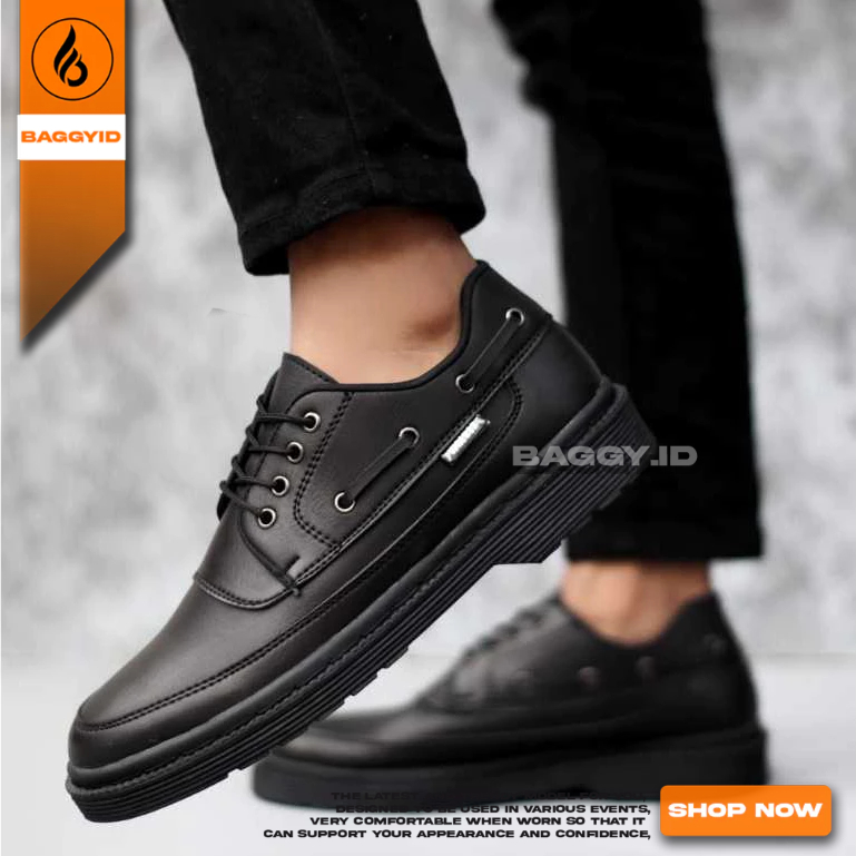 Jual Sepatu Formal Oxford Docmart Pria Pantofel Kerja Hitam Pria ...