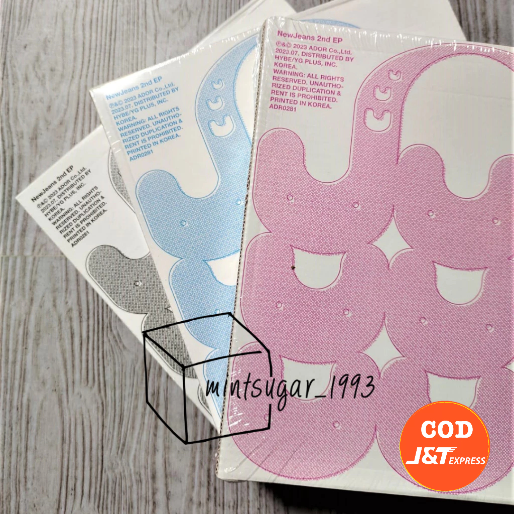 Jual [ READY STOCK SEALED ] NewJeans - [ NewJeans 2nd EP Get Up ] ( Bunny Beach Bag ver ...