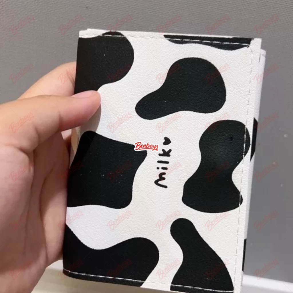 Jual Dompet Wanita Lipat Mini Motif Sapi Cute Fashion Korea | Shopee ...