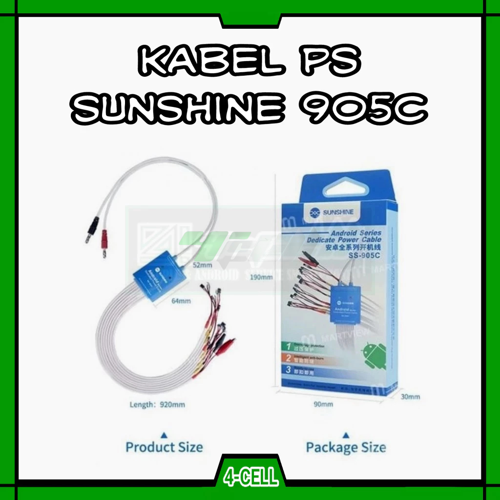 Jual KABEL POWER SUPPLY SUNSHINE SS 905C | Shopee Indonesia