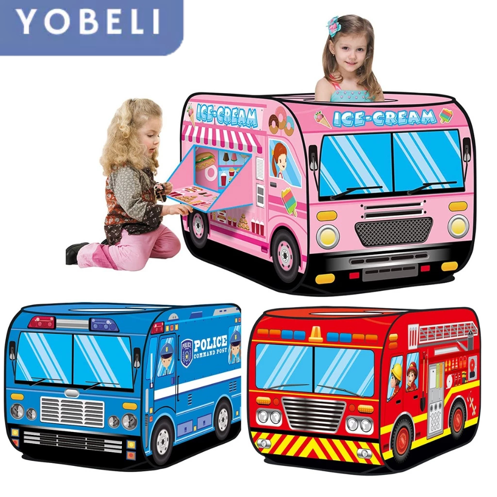 Jual Tenda Mobil Anak Mainan Tema Mobil Bus Murah Indoor Outdoor ...