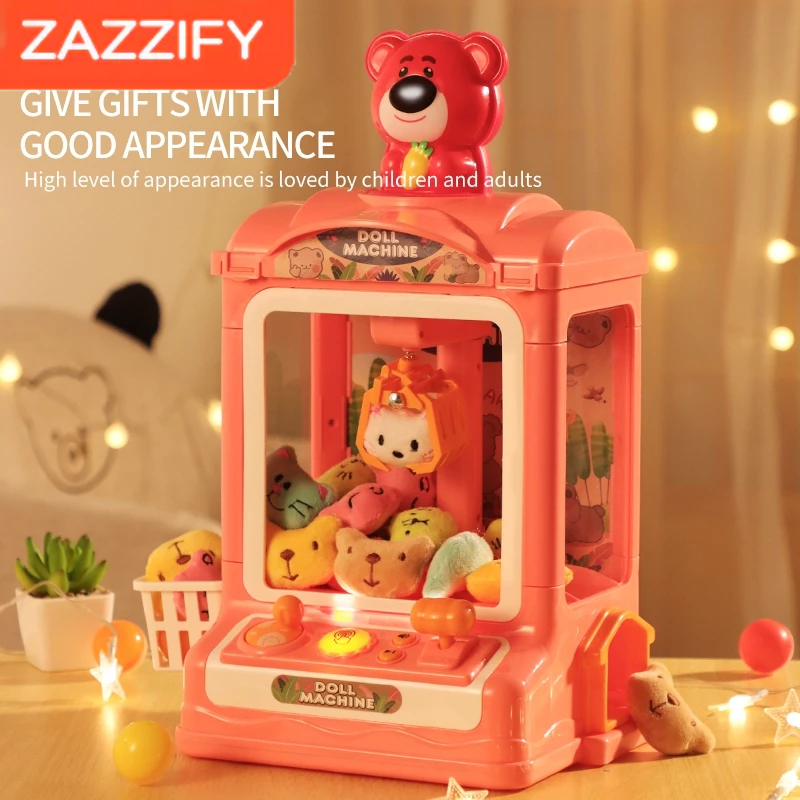Jual Mainan Mesin Capit Boneka Lucu Beruang Stroberi Cute Strawberry ...