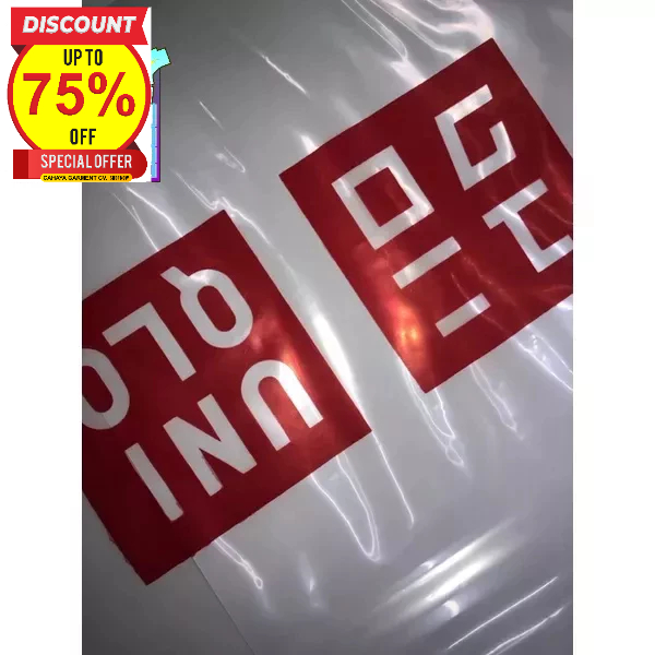 Jual UNIQLO PLASTIK PACKING SUPER PREMIUM CO 1X DI KIRIM 600PCS ...