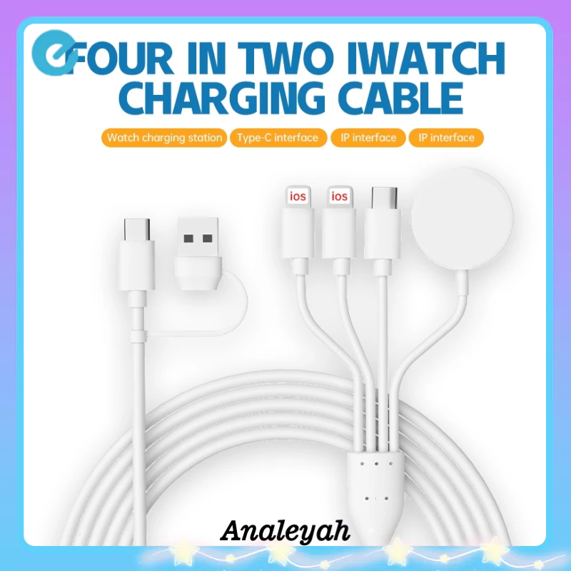 Jual Kabel pengisian multi-fungsional pengisi daya nirkabel empat-dalam ...