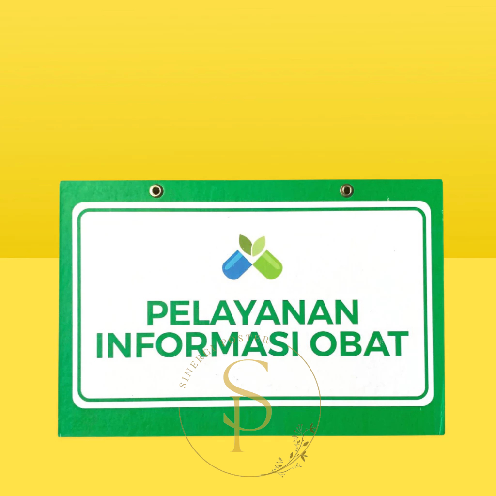 Jual Poster Gantung | Hard Poster Pelayanan Informasi Obat | Poster ...