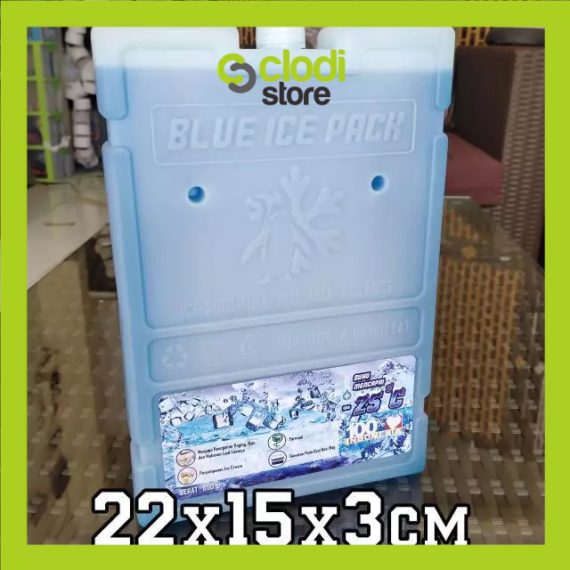 Jual Ice Pack Sedang 875gr Icepack Medium Blue Ice Pack Pengganti Dry ...