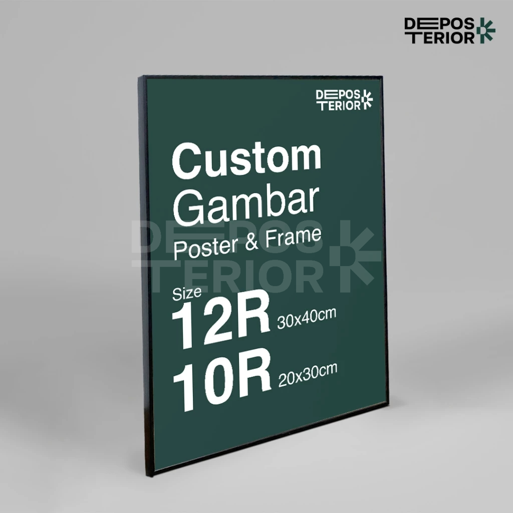Jual Poster Frame Custom Gambar 10R 20x30cm / 12R 30x40cm | Shopee ...