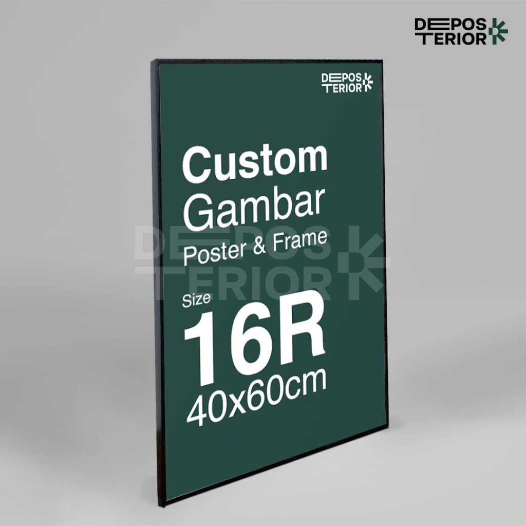 Jual Poster Frame Custom Gambar 16R 40x60cm | Shopee Indonesia