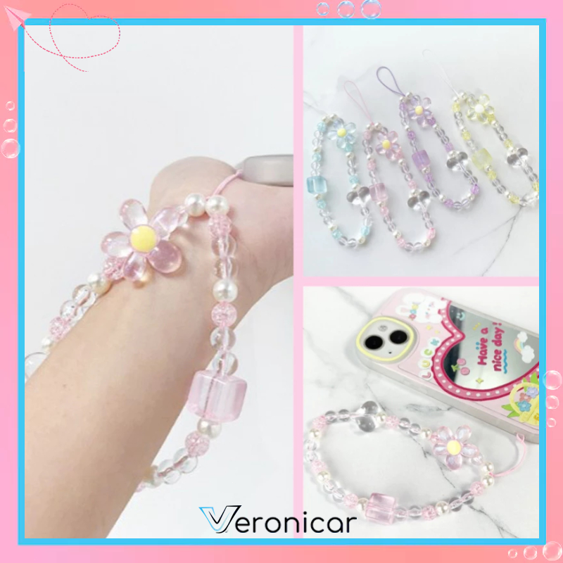 Jual Rantai Telepon Bunga Kecil Berwarna Tertinggi Candy Cologd Bag ...