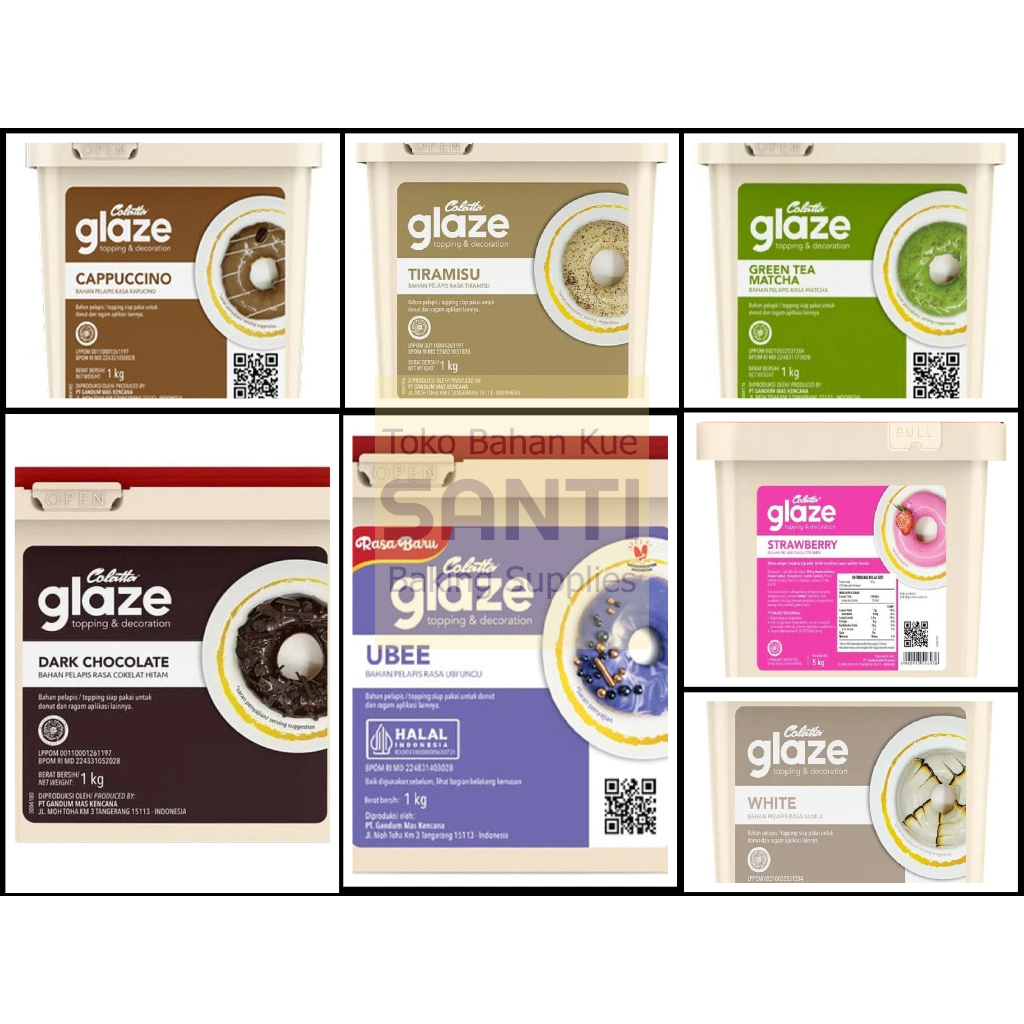 Jual Colatta | Dip Glaze Topping Donat Donut Dark Chocolate Green Tea ...