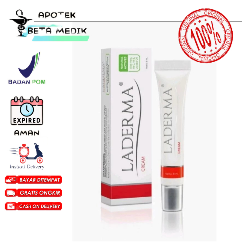 Jual Laderma Scar Repair Cream Penghilang bekas luka,operasi,jerawat ...