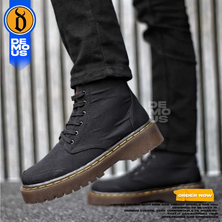 Jual DEMOUS MEMPHIS - Sepatu Formal Boots Pantofel Kerja Pria Docmart ...