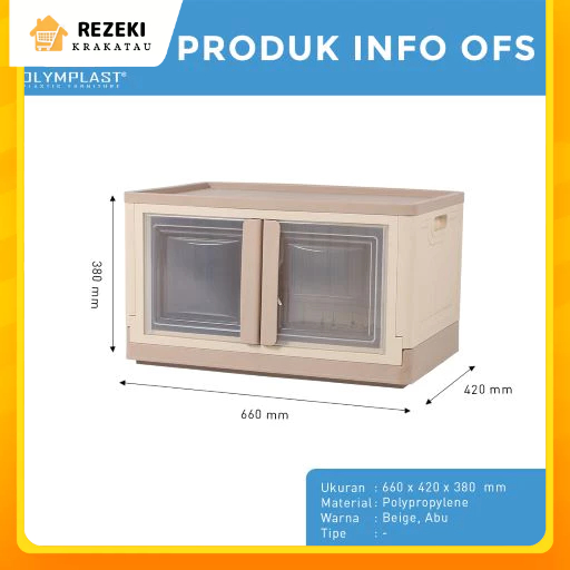 Jual Olymplast Folding Box - Storage Box Lipat Container OFS Tempat ...