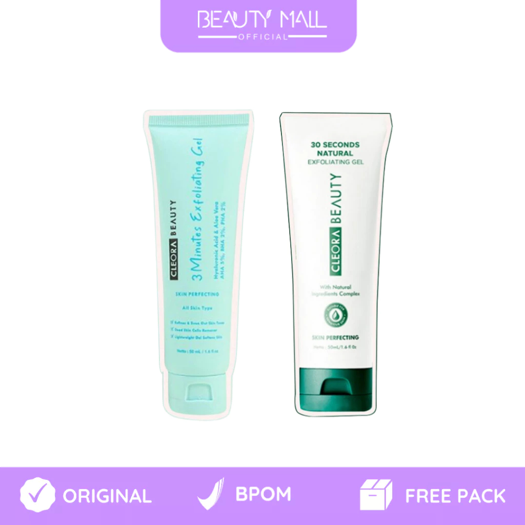 Jual CLEORA 3 Minutes Exfoliating Gel 50ml | Shopee Indonesia