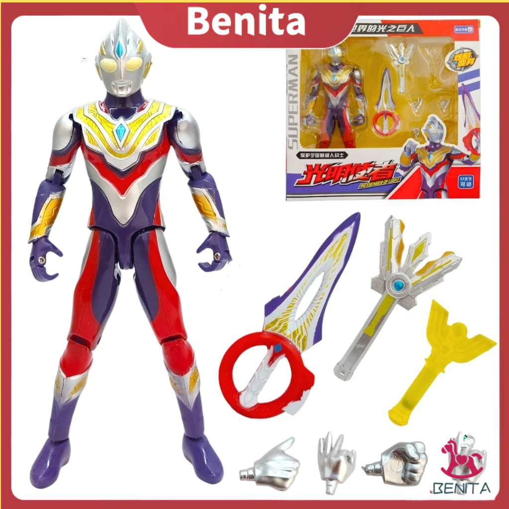 Jual 【Murah COD】Figure Ultraman Tiga Trigger Decker S.h.figuarts SHF ...
