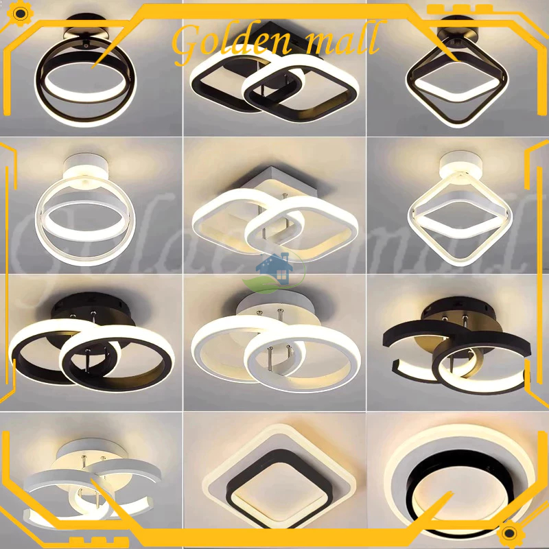 Jual 【COD】Lampu LED Plafon 3 Mode (Natural/Hangat/Dingin) IP55 ANTI AIR ...