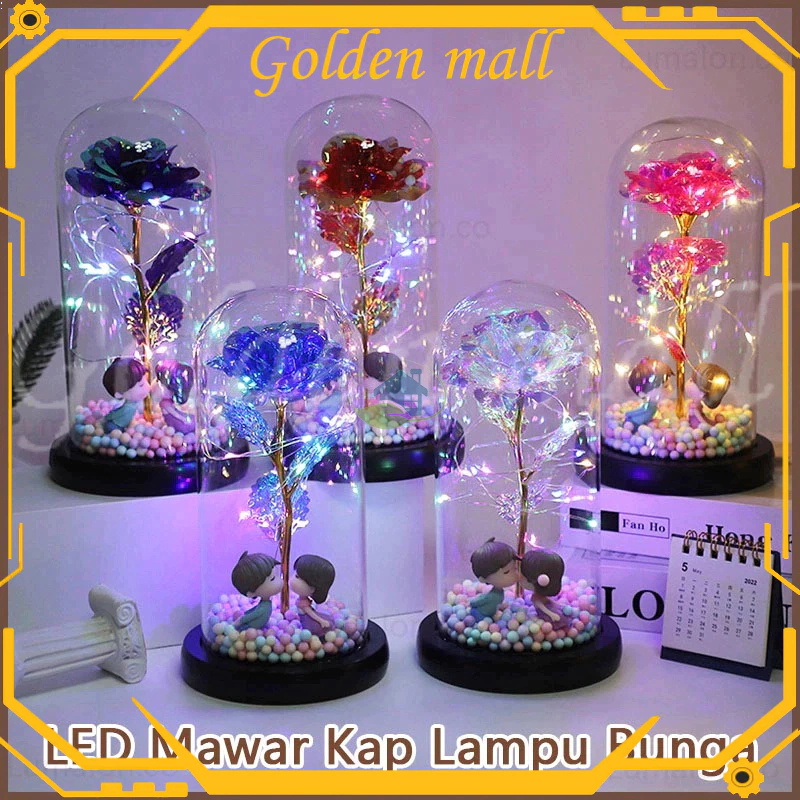 Jual Lampu LED Bunga Mawar - Dekorasi Kamar Estetik Beauty & The Beast ...