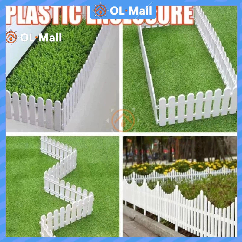 Jual Pagar kebun / Pagar plastik / Pagar Plastik PVC Putih Pagar Jalan ...