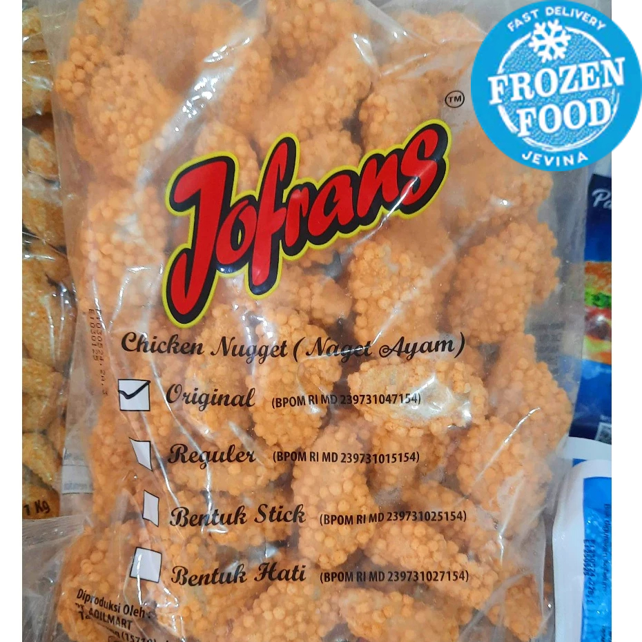 Jual Jofrans Crispy Chicken Nuget 1kg Shopee Indonesia
