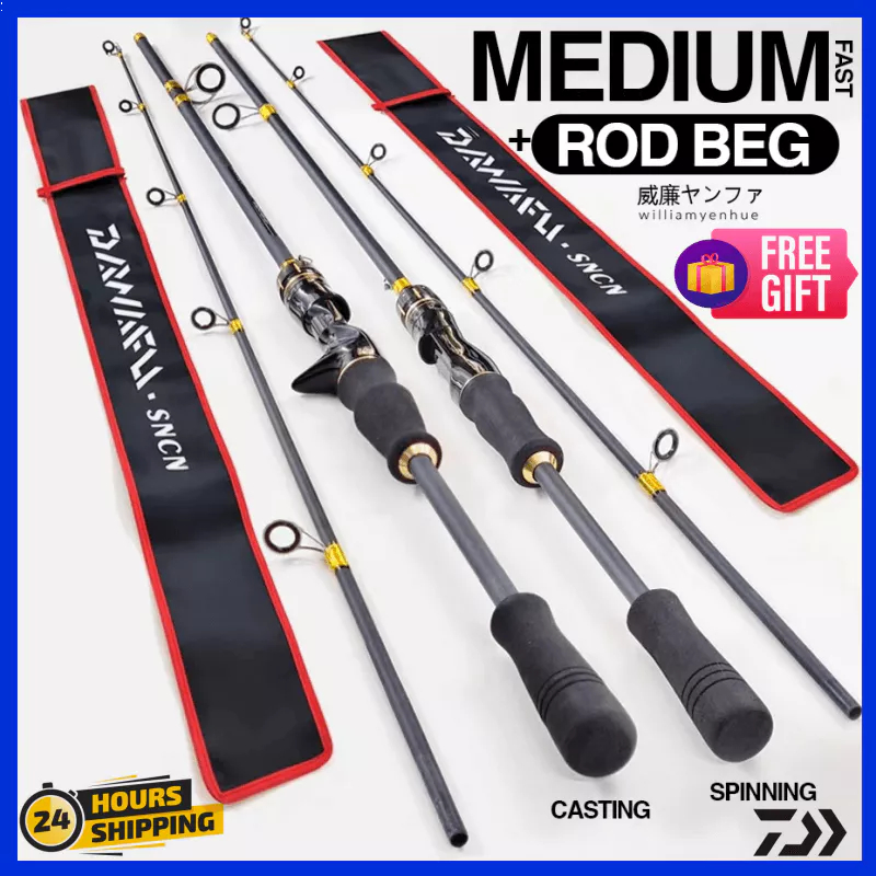 Jual DAIWA Joran Pancing Travel Portabel Joran Pancing Casting/Tongkat Umpan Pancing Putar Joran ...