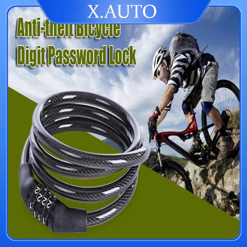 Jual Kunci Kode Empat Digit Kunci Sepeda Anti Maling Untuk Sepeda ...