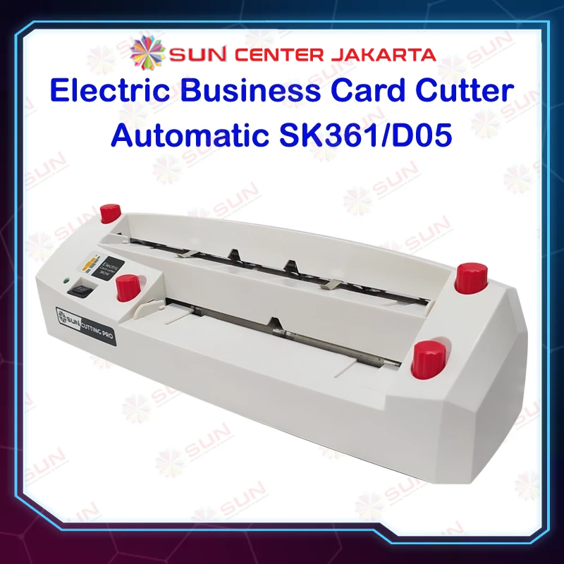 Jual Mesin Potong Kartu Nama Otomatis A4 SK361 Electric Business Card ...