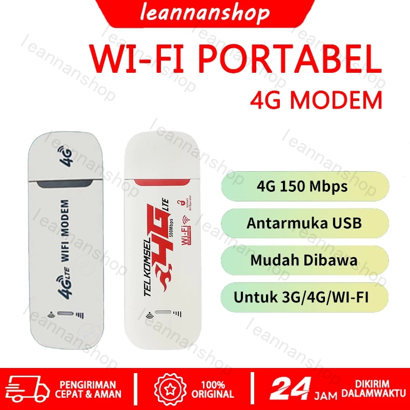 Jual Modem WIFI 4g All Operator 500 Mbps LTE Modem USB Mobile WiFi ...