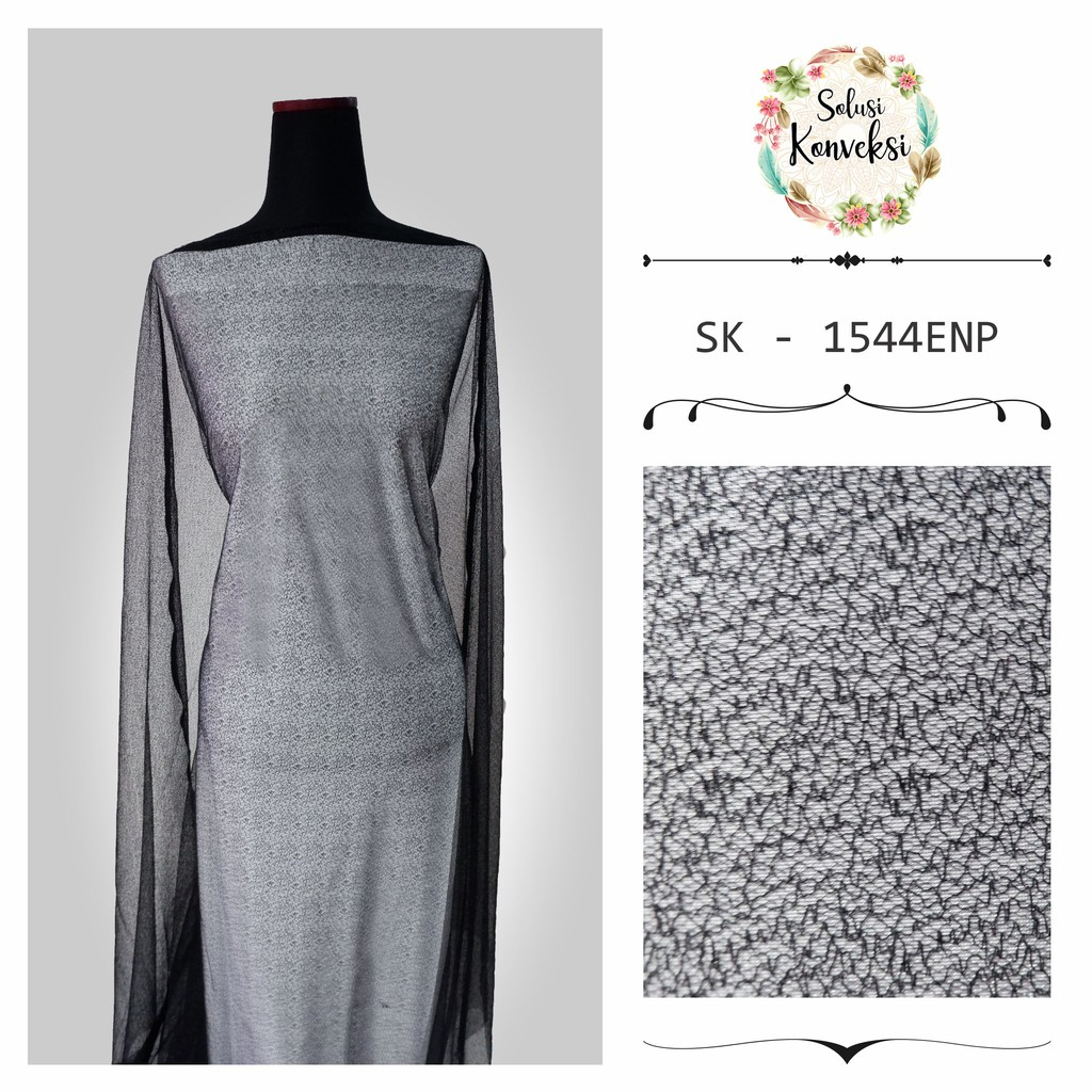 Jual [0,5m] Kain brukat kain brokat jaring bahan kebaya Tidak lembut ...