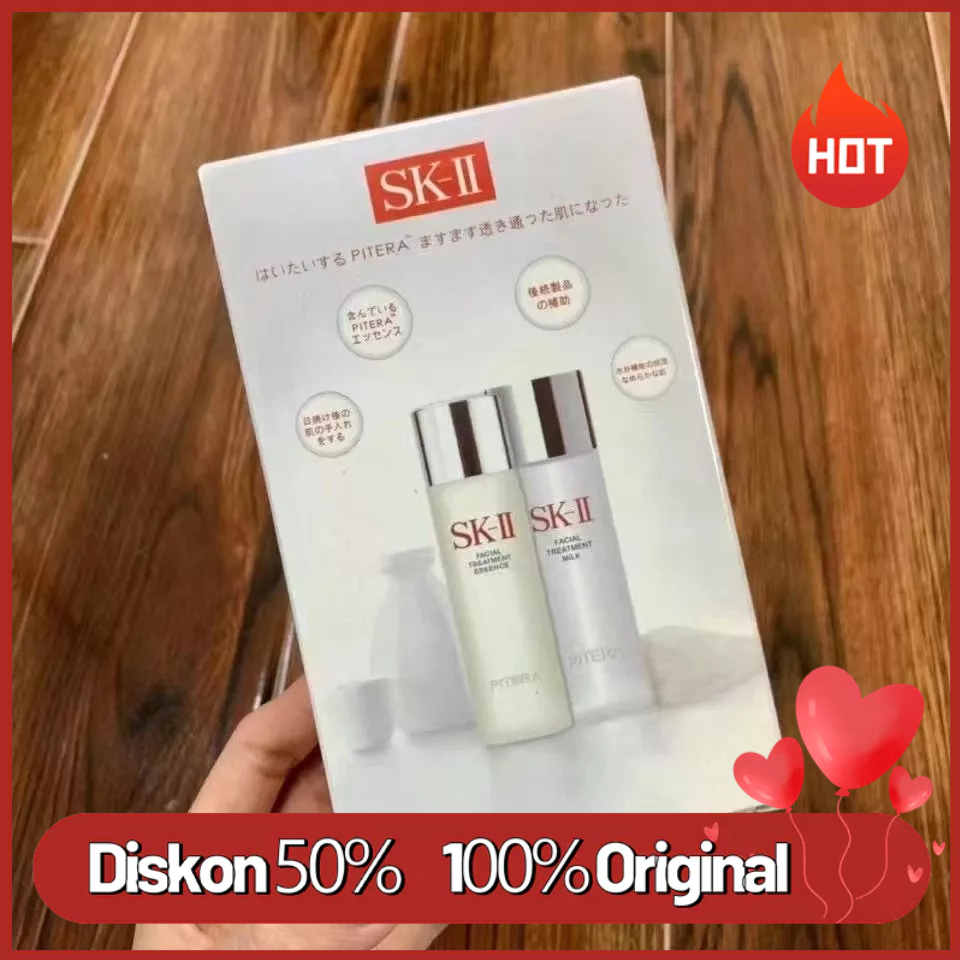 Jual Japan SK2 / SK-II / SKII Facial Treatment Essence 75ml /SKII Facial Treatment Milk 75ml (SK ...