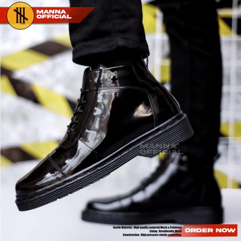 Jual Sepatu pantofel Pdh Mengkilap Hitam Formal Kerja Kantor Pria ...