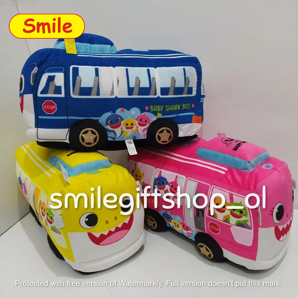 Jual Boneka Bus Bayi Baby Shark Pinkfong Warna Warni Unofficial ...