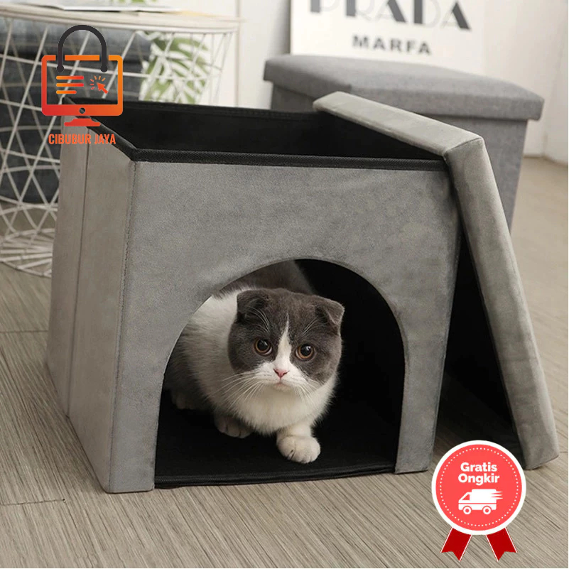 Jual CIBUBUR JAYA BOX KUCING ANJING KURSI RUMAH KUCING LIPAT STORAGE ...