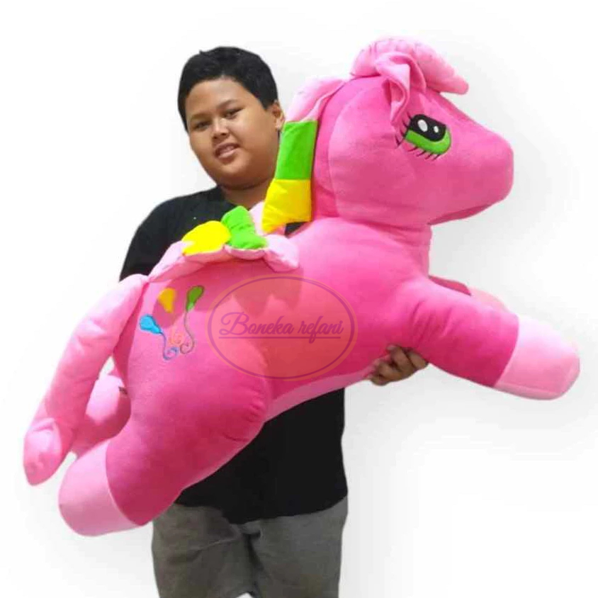 Jual Boneka Kuda Poni Karakter Little Ponny Sayap Pelangi | Shopee ...
