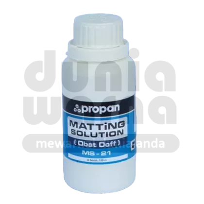 Jual PROPAN MS 21/MS21 Obat Doff Matt/Mat/Matting Solution 100 cc/100cc ...