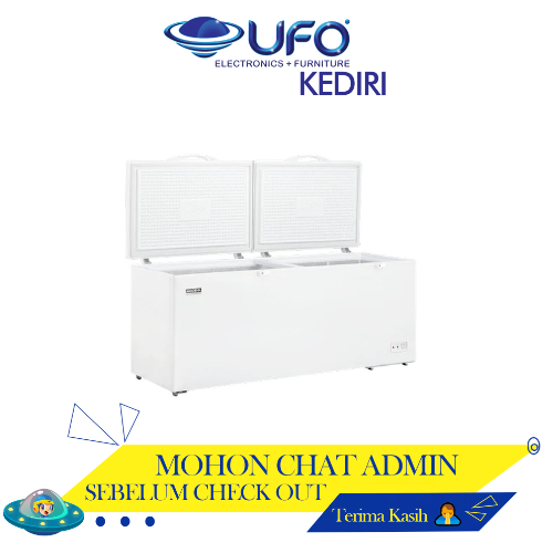 Jual Modena MD65W Chest Freezer 2 Pintu kapasitas 650 Liter | Shopee ...