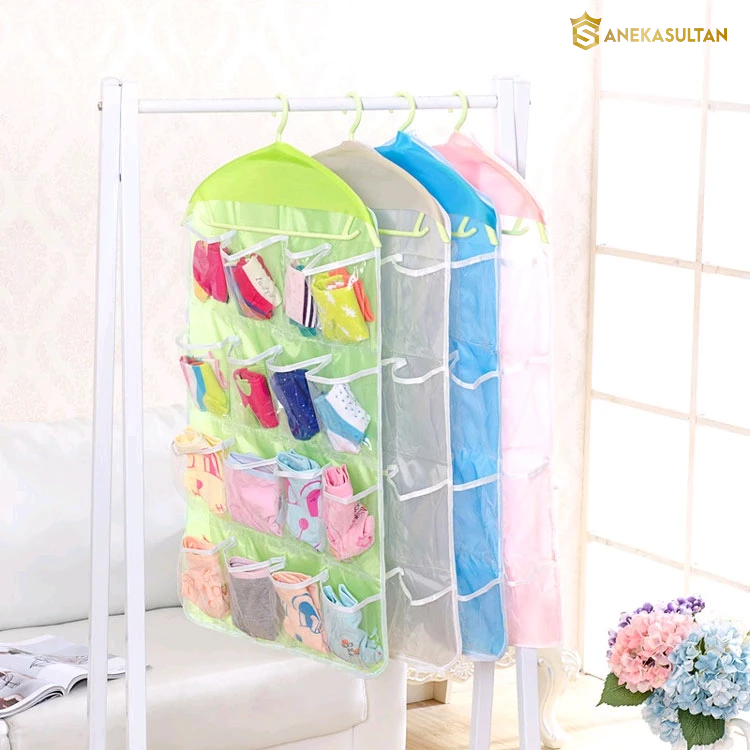 Jual AS Tas Penyimpanan Gantung 16 Kantong Pouch Storage Barang ...