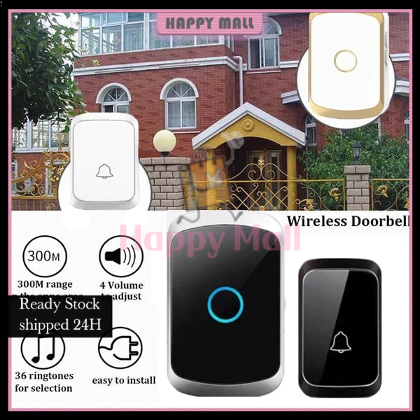 Jual 【LOWEST-PRICE】COD Bel Rumah Tanpa Kabel / Bel Rumah Wireless ...