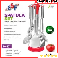 Jual Sutil Wajan Set Spatula Set 7 Pcs Stainless anti Karat Sendok Kuah ...