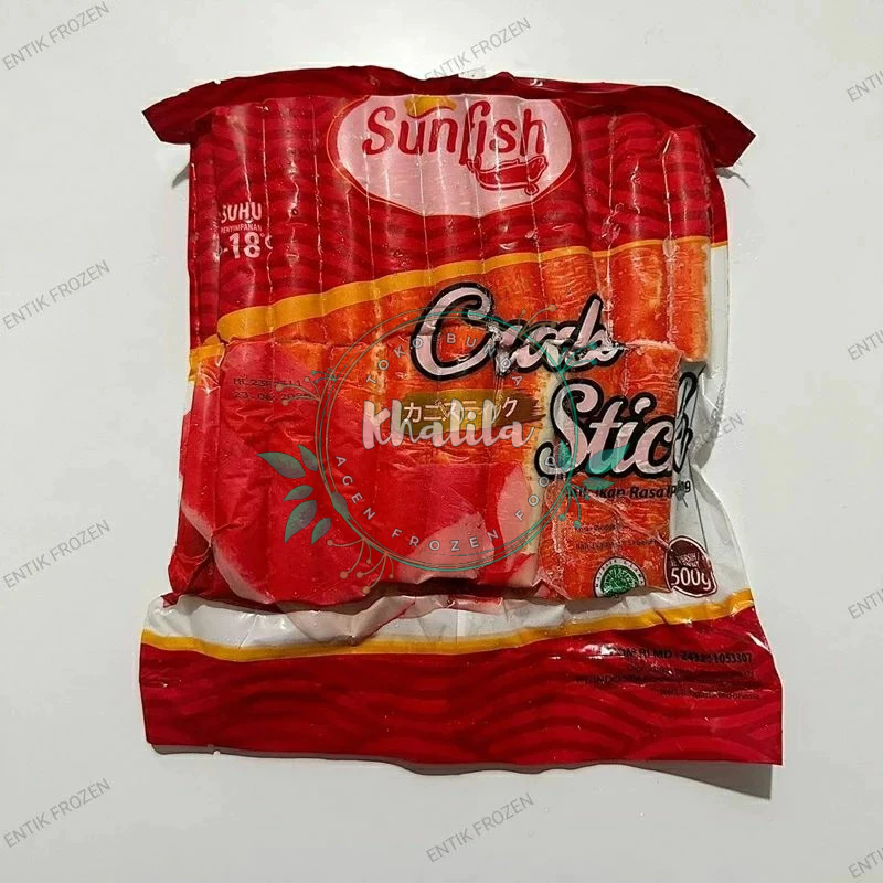 Jual Crab Stick Sunfish Stik Ikan Rasa Kepiting Kemasan 500 Gram ...