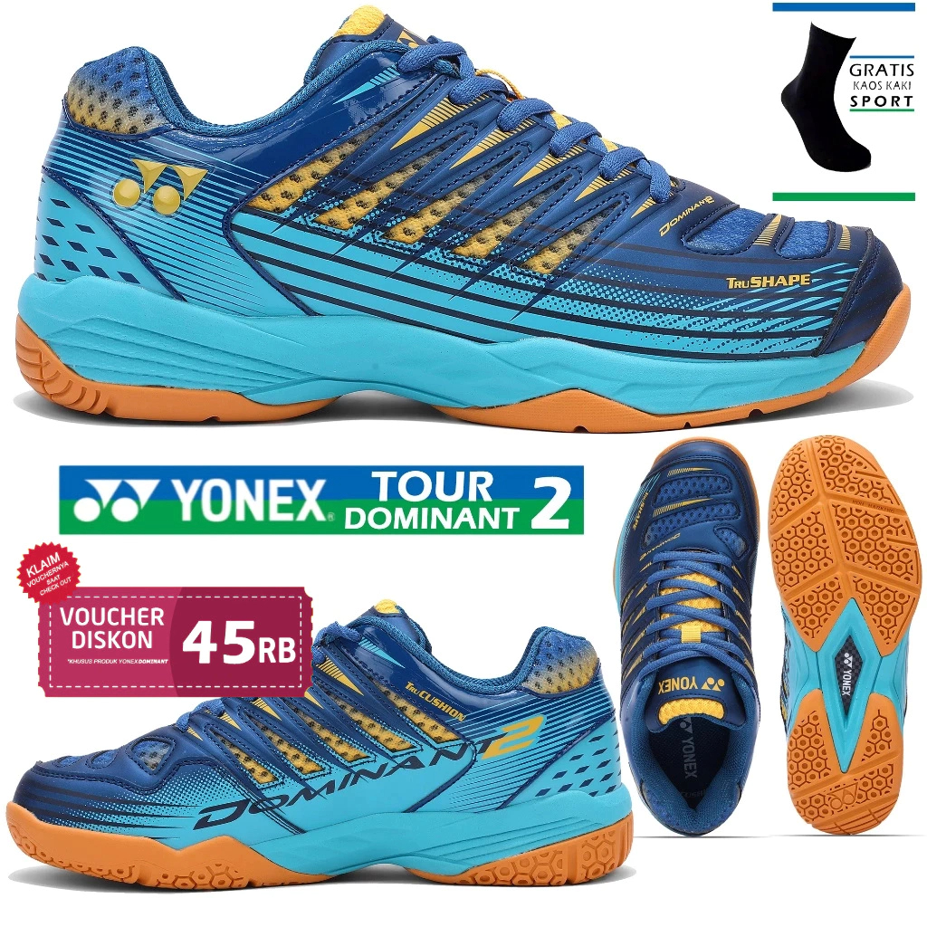 Jual Sepatu Badminton Yonex Tour Dominant Original - Sepatu Bulu ...