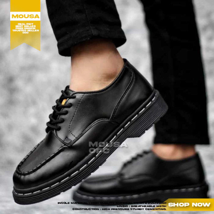 Jual Sepatu Oxford Hitam Formal Pantofel Kerja Hitam Pria | Shopee ...