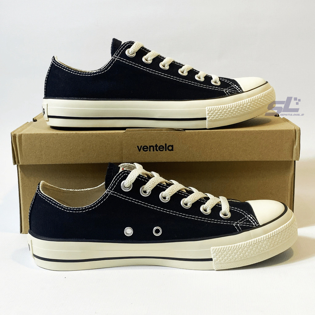 Jual Ventela Original Ethnic Low Black Natural Vantela Ventella 70s Shoes Sepatu Sekolah Pria ...