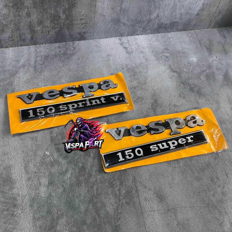 Jual Emblem Vespa Super Sprint Isi 2 | Emblem Dada Vespa Super Sprint ...